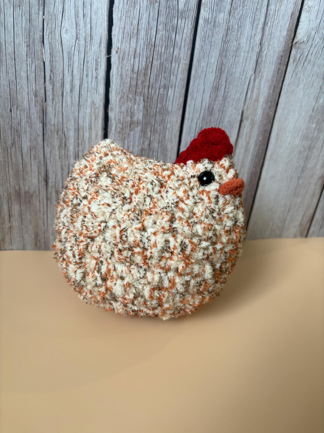 Crochet Chicken, Farmhouse, Gift, Hen, Rooster, Plushie, Stuffed Animal ...
