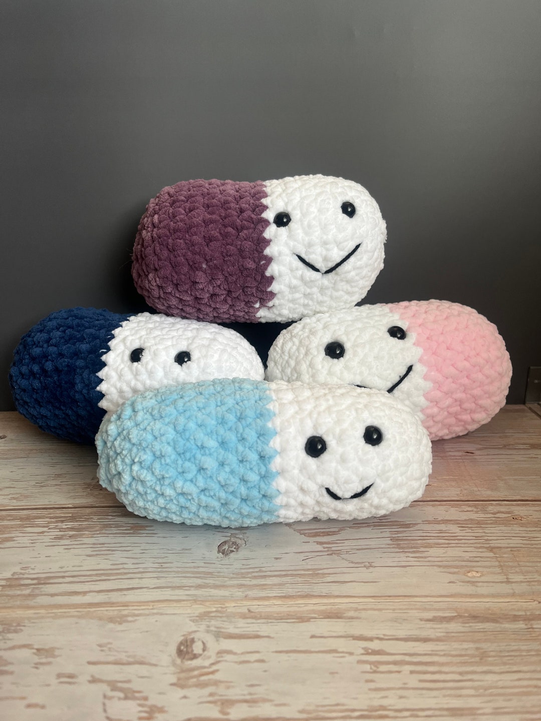 Chill Pills Crochet Plushie, Pharmacy Gift, Medical Gift, - Etsy