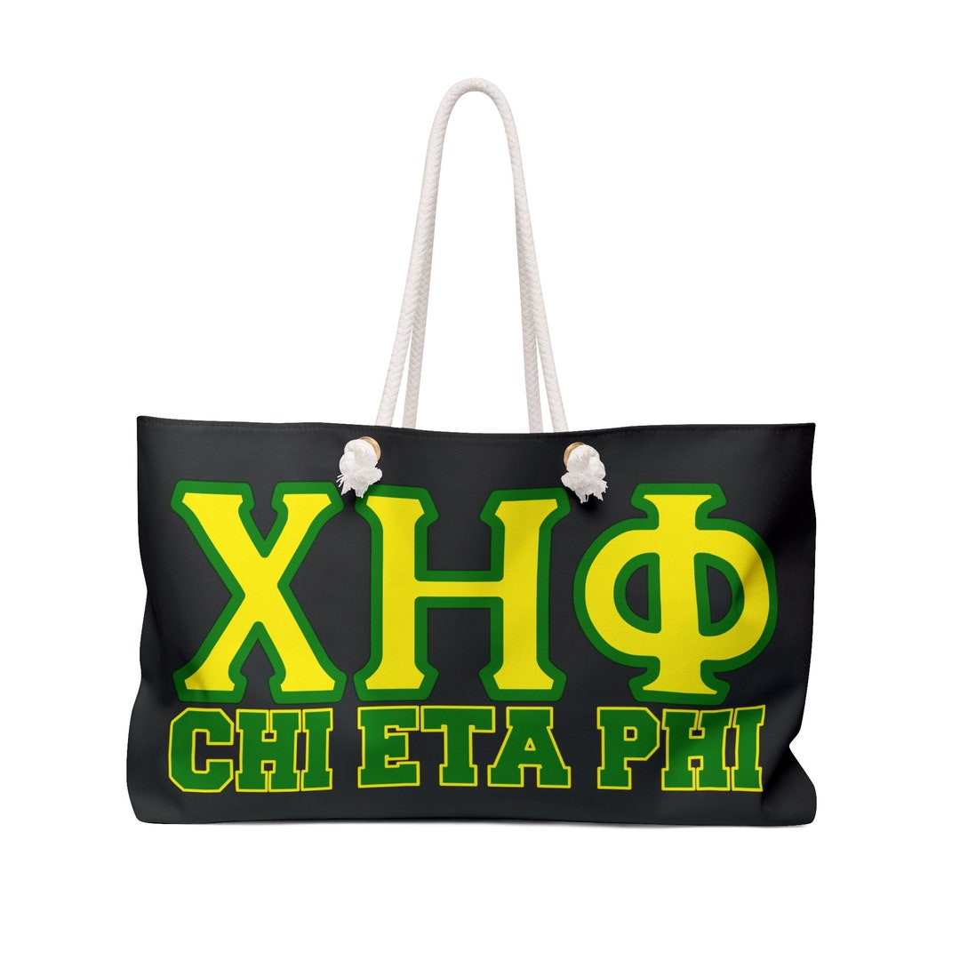 Chi Eta Phi Weekender Bag, Travel Tote Bag, Oversized Weekender Tote ...