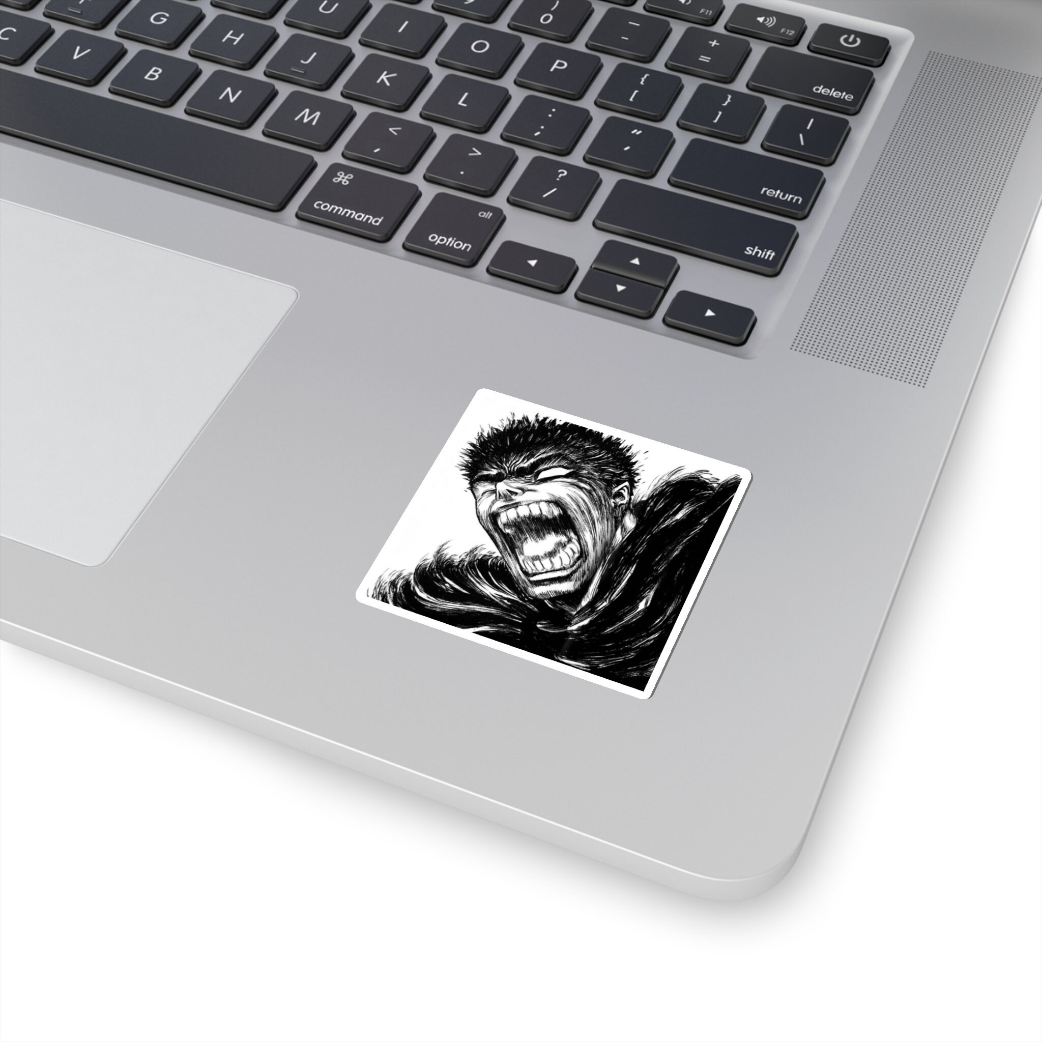 Berserk Yelling Sticker - Etsy