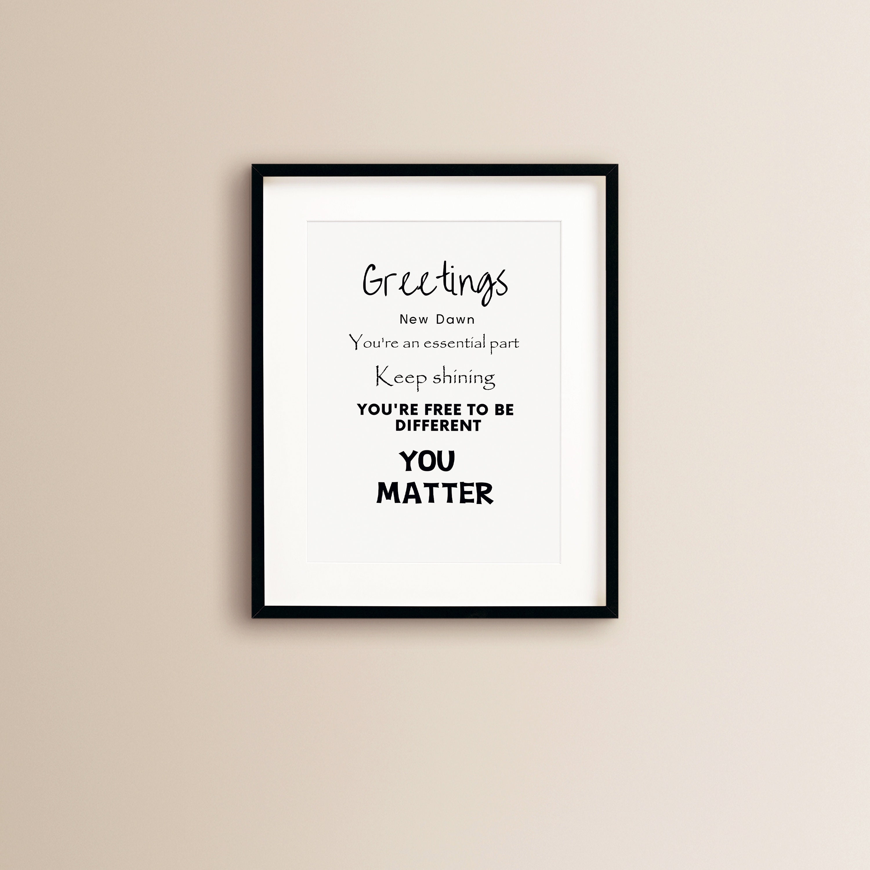 Set of 3 Positive Affirmations Posters, Nursery Inspirational Decor ...