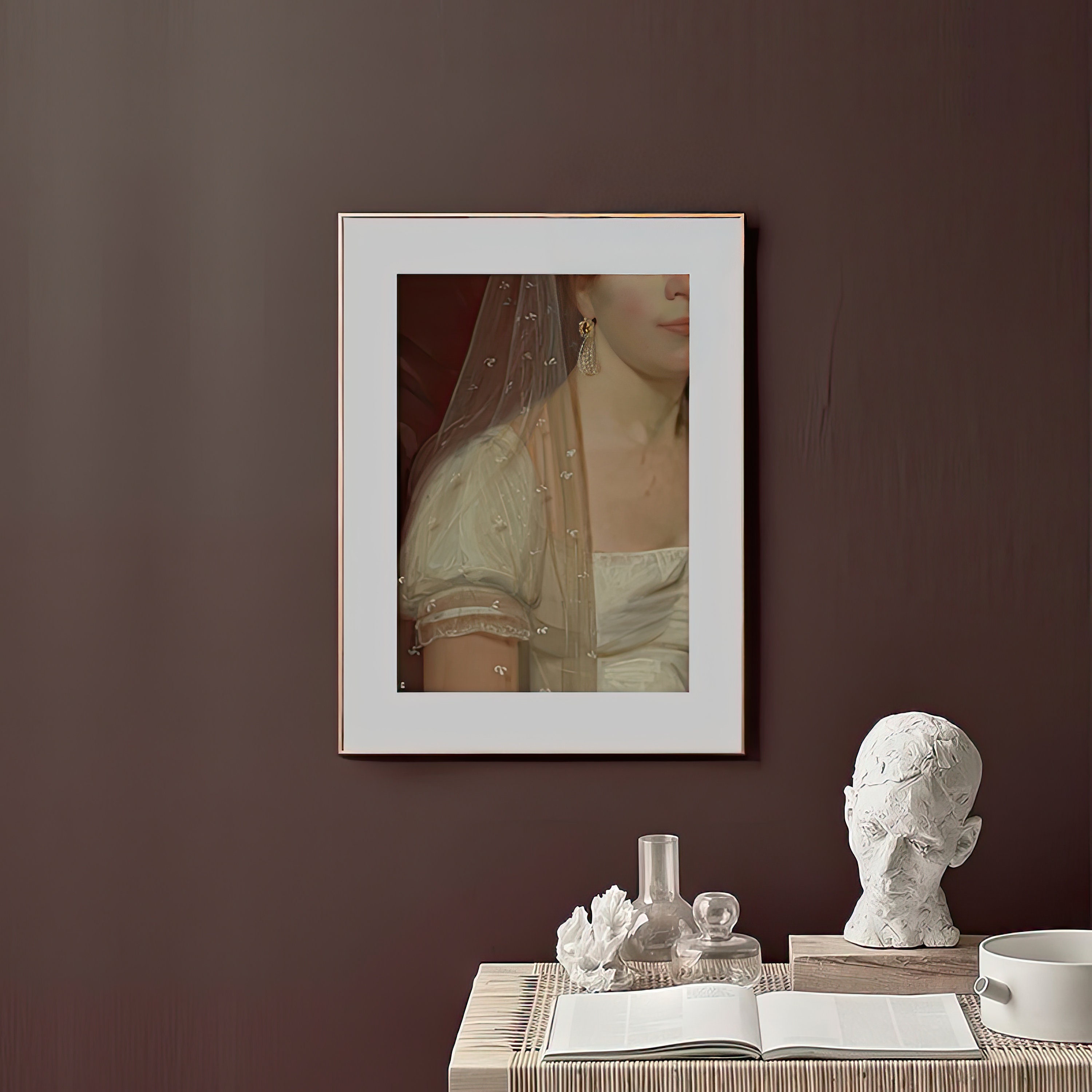 Set of 5 |wall Art Vintage Women Print | Vintage Art Set | Botanical ...