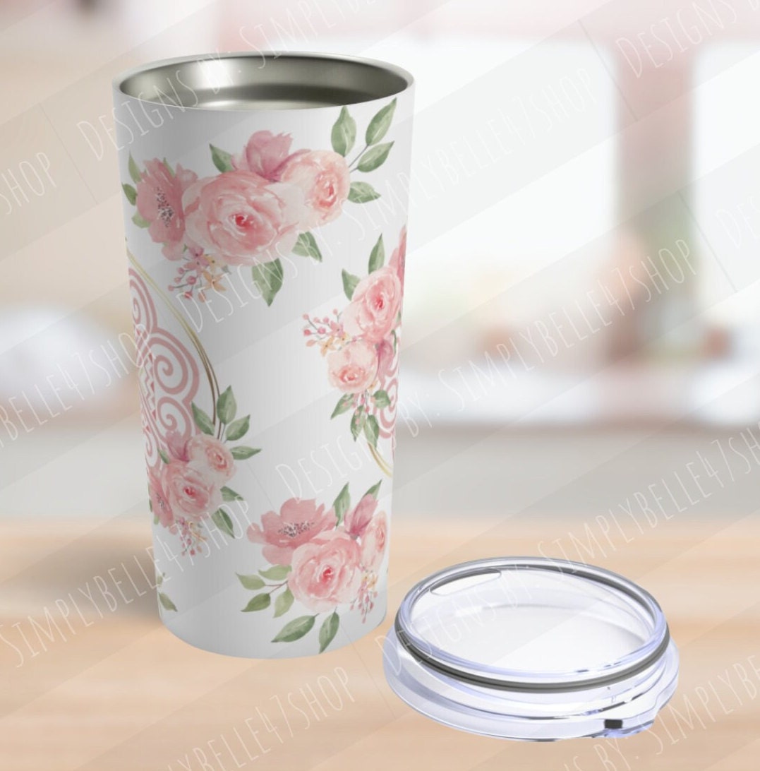 Hmong Watercolor Floral Tumbler Design, Coffee Tea Lover Hmong Gift for ...