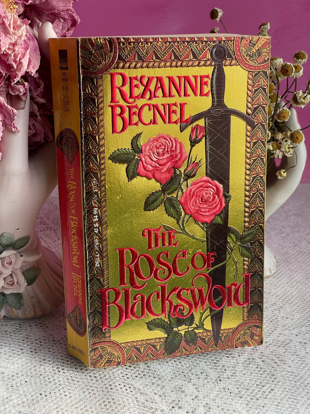 The Rose of Blacksword by Rexanne Becnel -- 1990s Medieval Historical ...