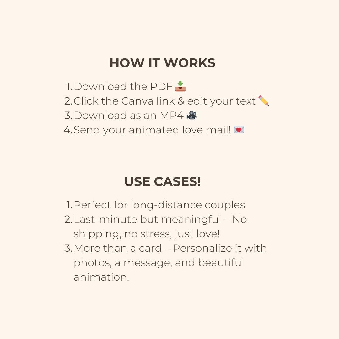 Animated Autumn/fall Love Mail – Editable Canva Template | Digital ...