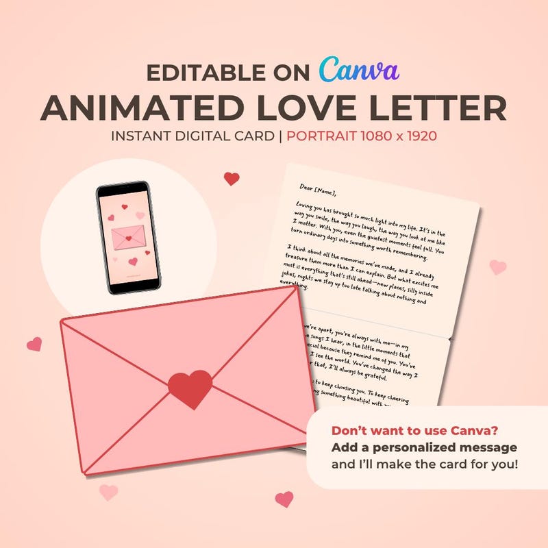 Custom Love Letter Paper - Etsy