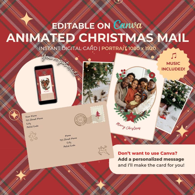Holiday E Cards Animated - Etsy