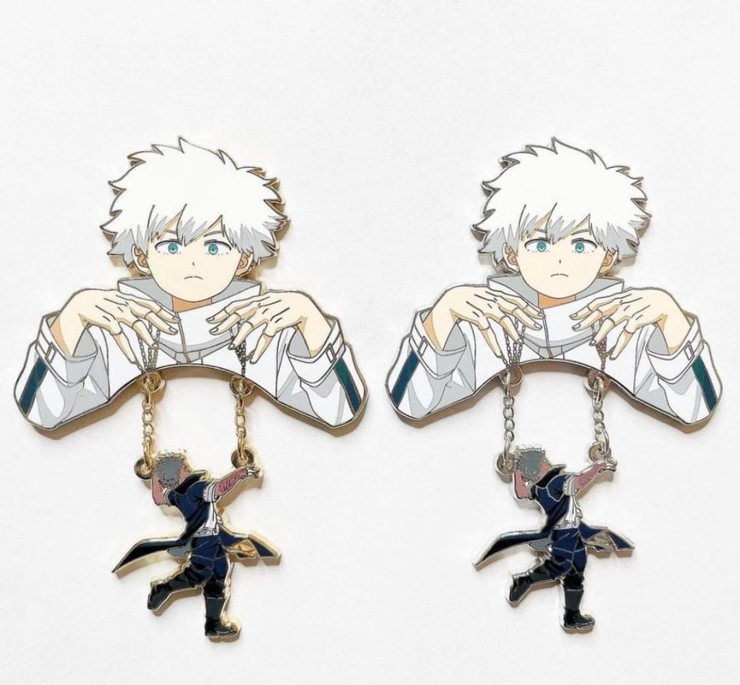 My Hero Academia Dancing Kid Dabi Puppet Chain Pin - Etsy