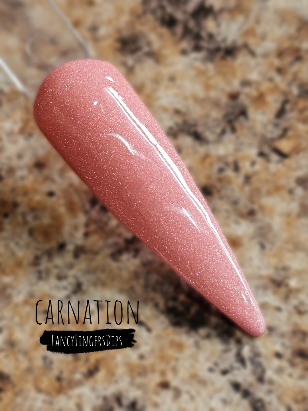 Carnation- Shimmer Acrylic Dip Powder - Etsy