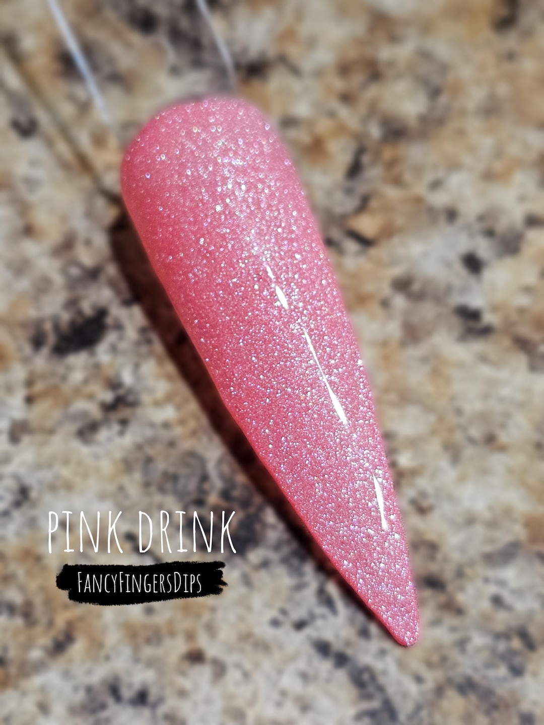 Pink Drink- Shimmer Acrylic Dip Powder - Etsy