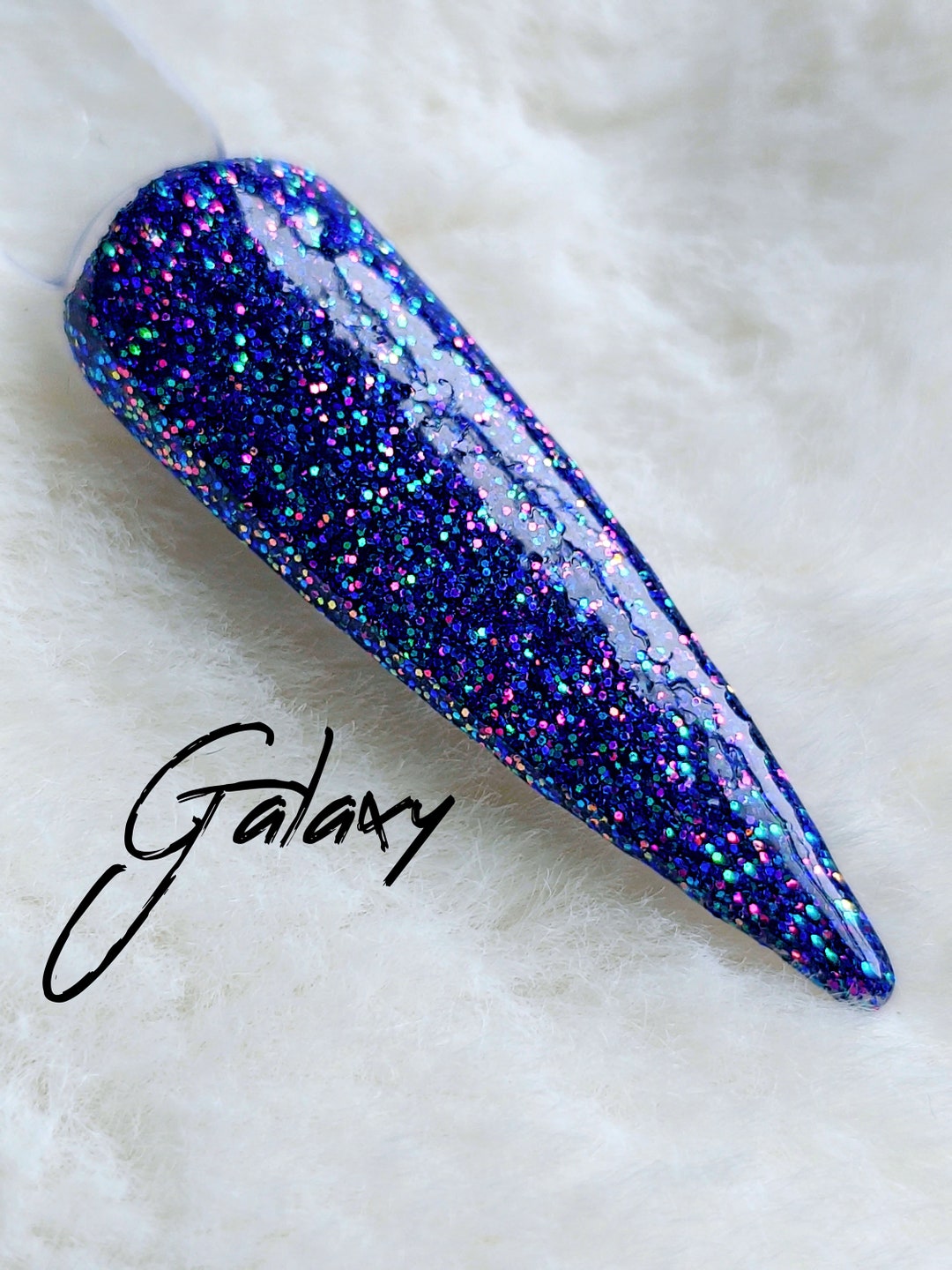Galaxy- Glitter Acrylic Dip Powder - Etsy
