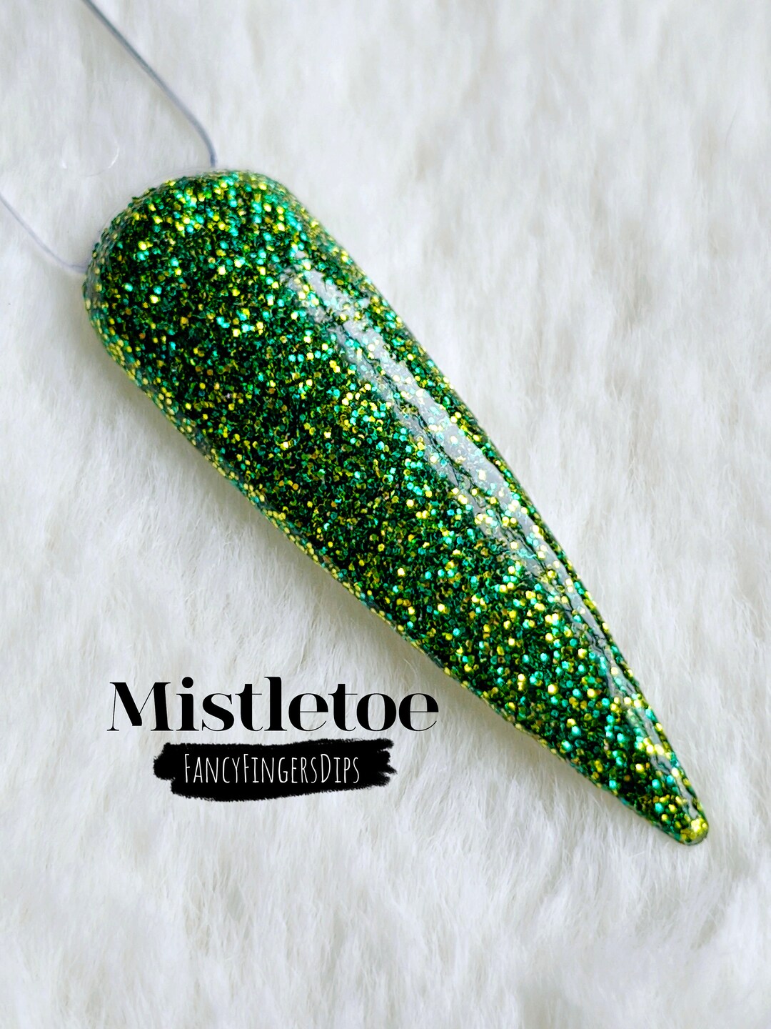 Mistletoe- Glitter Acrylic Dip Powder - Etsy