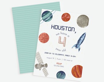 Space Party Plates Rocket Plates Space Party Tableware - Etsy