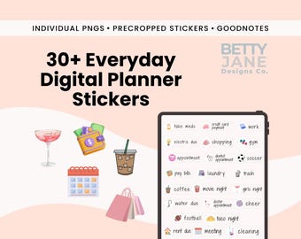 20+ Household Chores Digital Stickers for Goodnotes and Notability ...