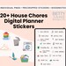 20+ Household Chores Digital Stickers for Goodnotes and Notability ...