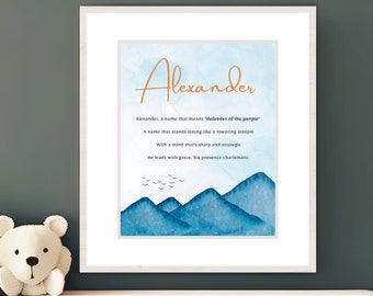 Camila, Name Meaning, Poem, Nursery Wall Art, Nursery Decor, Gift, Kids ...