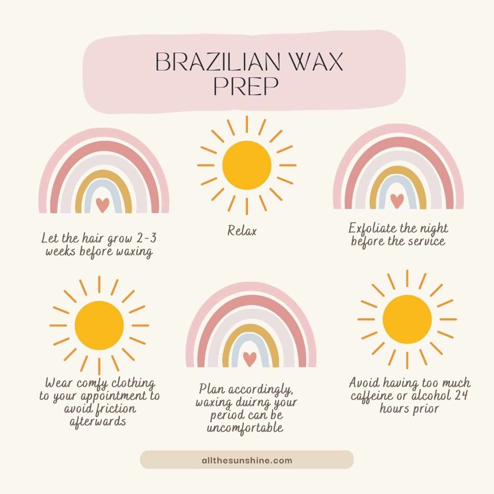 Brazilian Wax Prep - Etsy