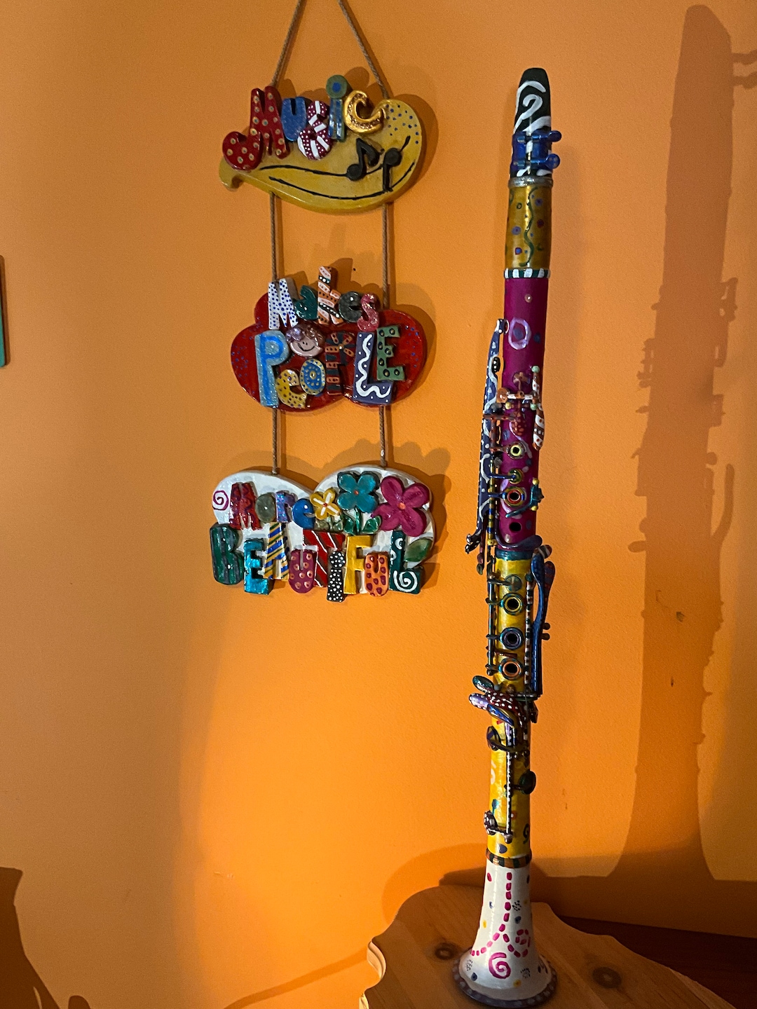 Repurposed Musical Instruments, Painted Musical Instruments, Musical ...