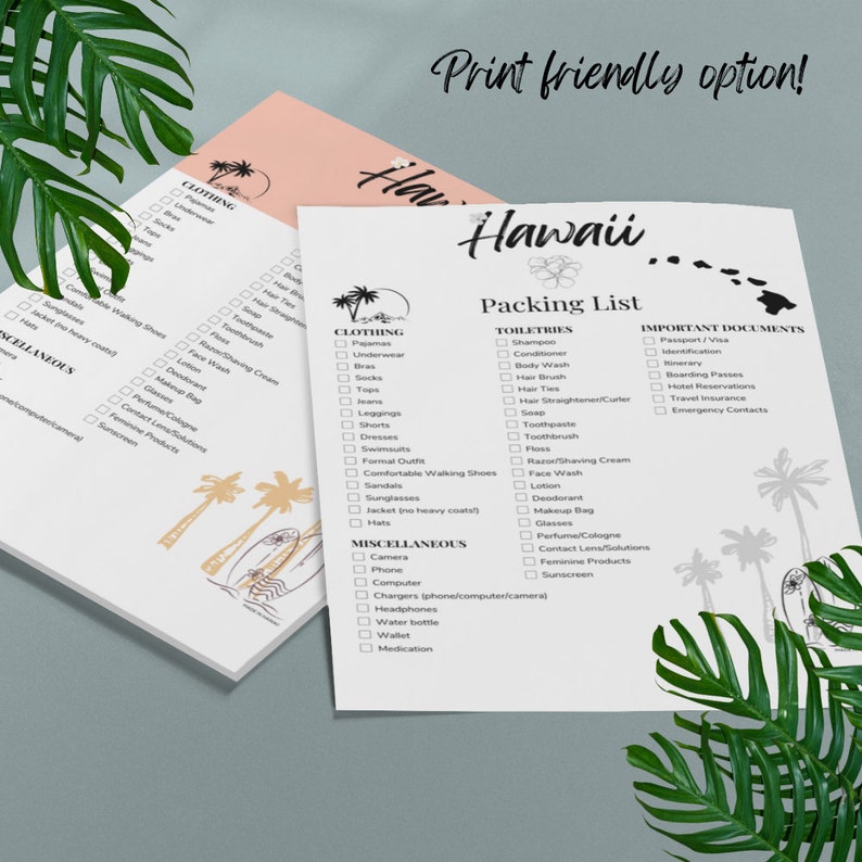 Ultimate Hawaii Packing List | Organize Your Trip Effortlessly ...