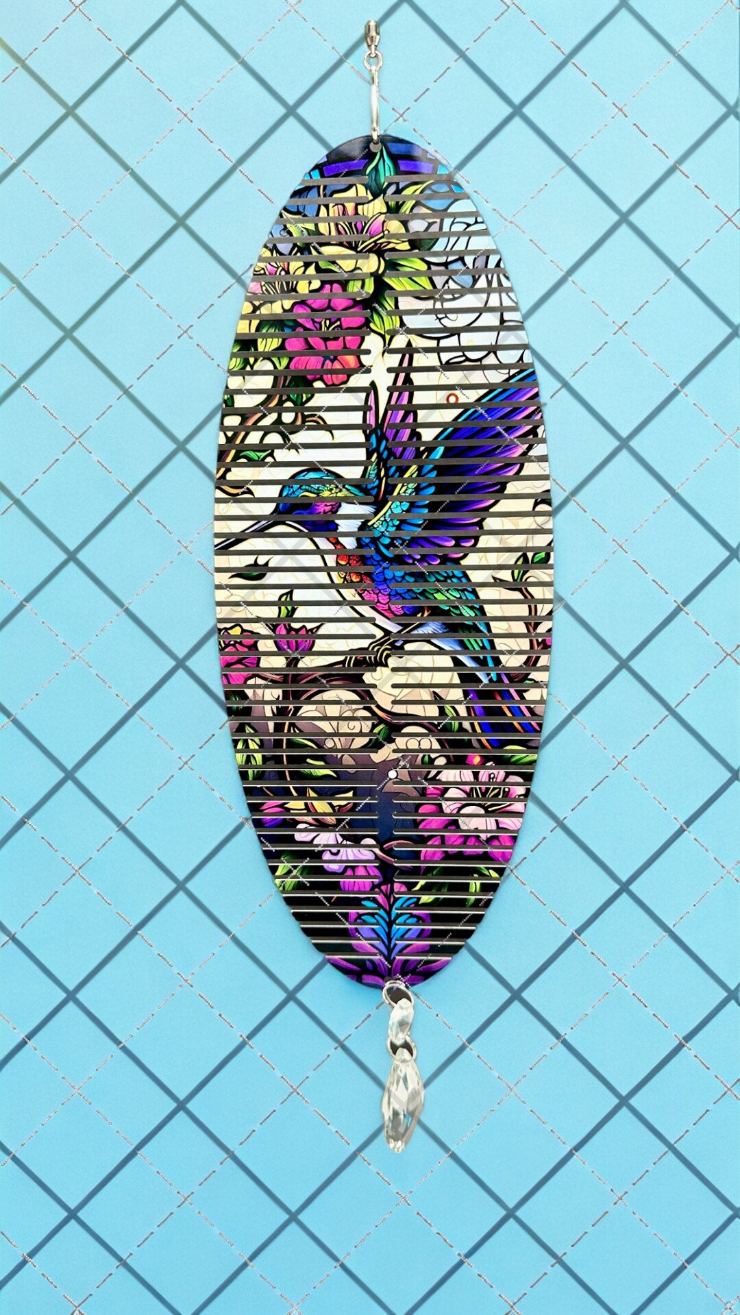 11" Helix Hummingbird Wind Spinner - Etsy