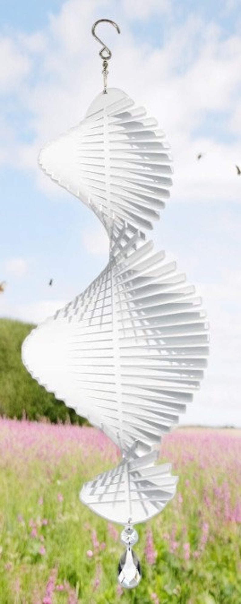 11" Helix Butterflies Wind Spinner - Etsy