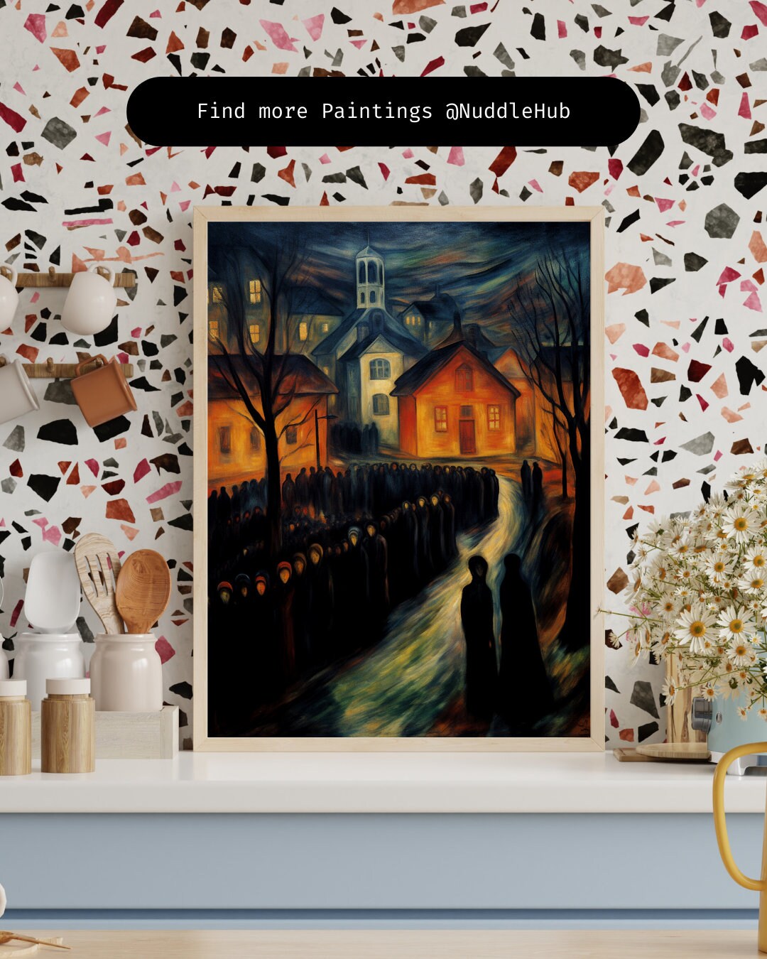 Edvard Munch Art Print - Lonely, Edvard Munch Poster, Edvard Munch Wall ...