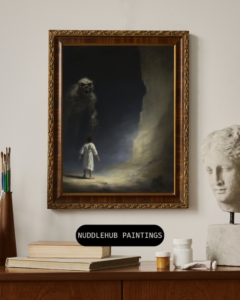 Francisco Goya, Print Art | Dark Vintage Mythology Painting ...