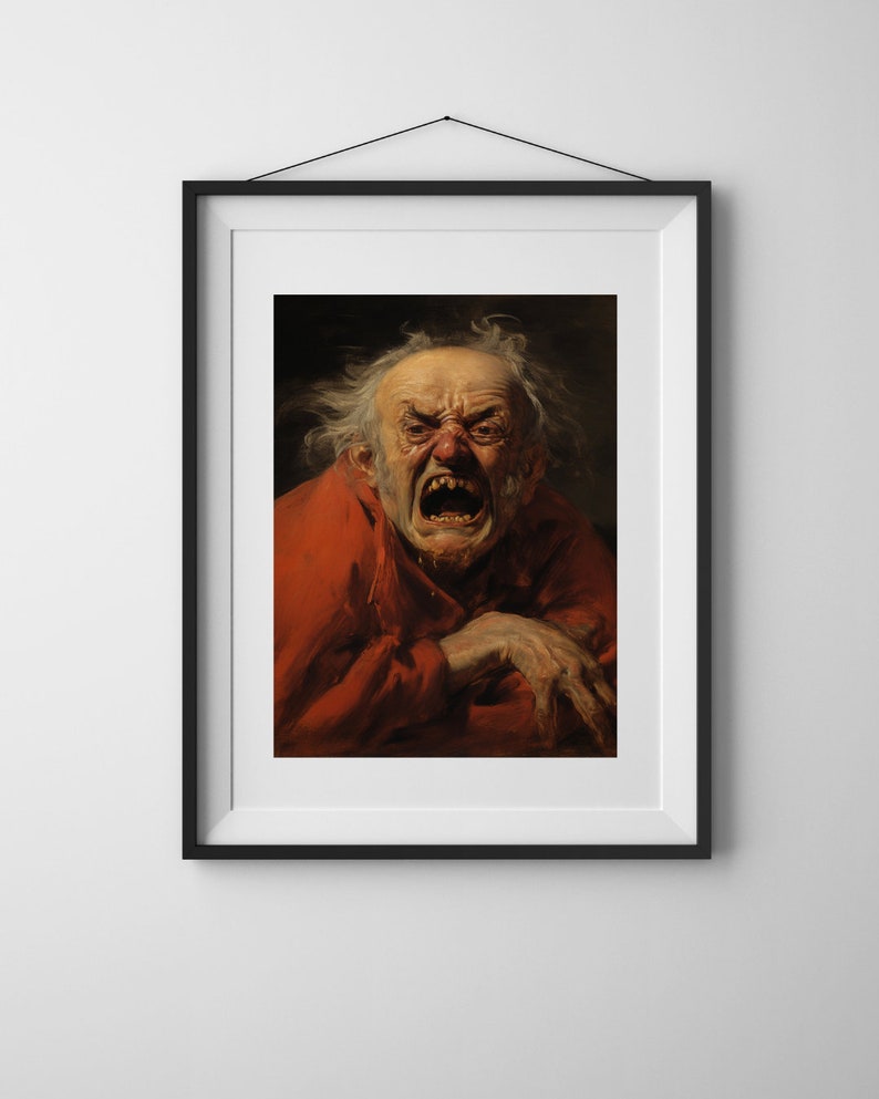 Francisco Goya, Print Art | Dark Vintage Mythology Painting ...