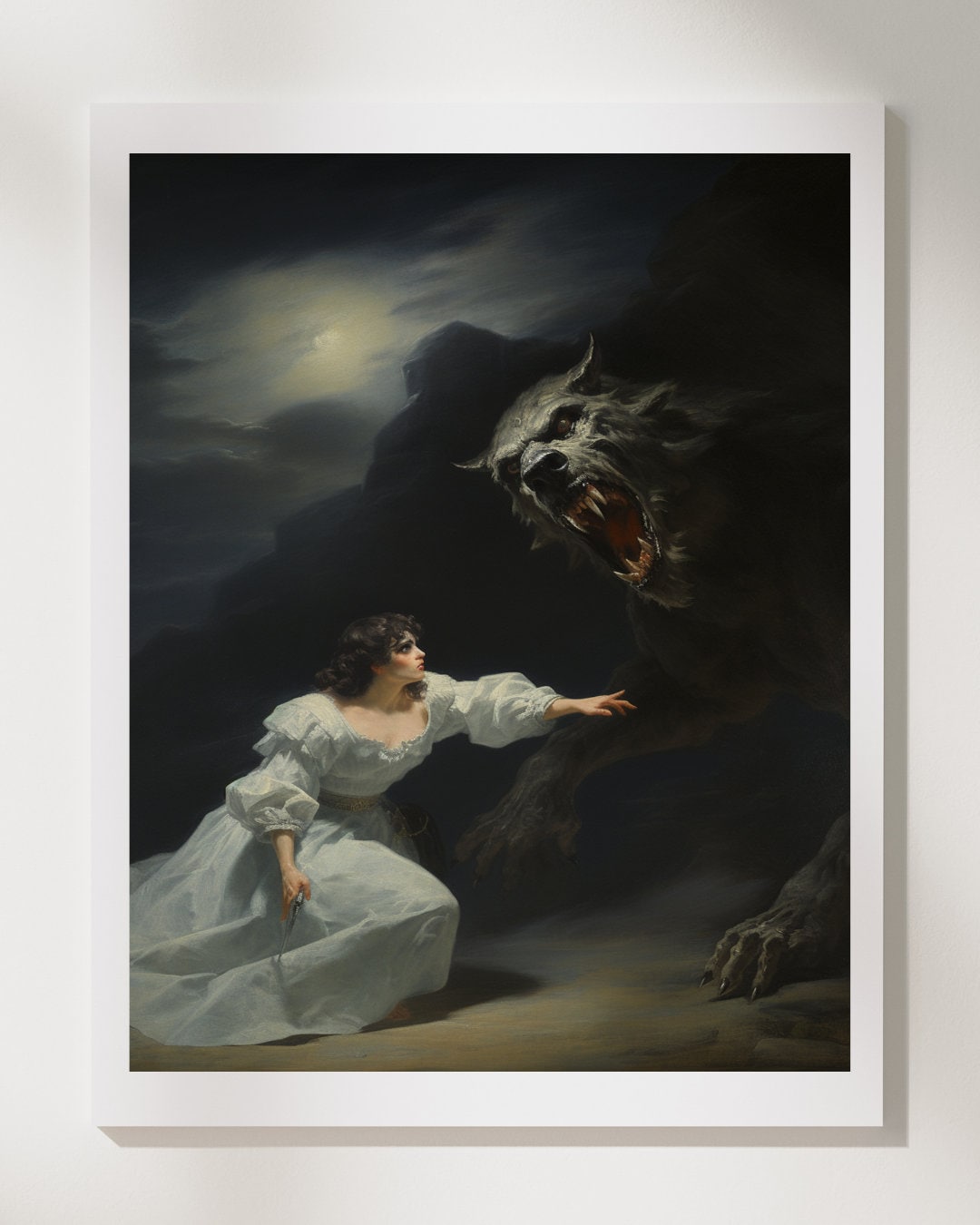 Francisco Goya, Print Art | Dark Vintage Mythology Painting ...