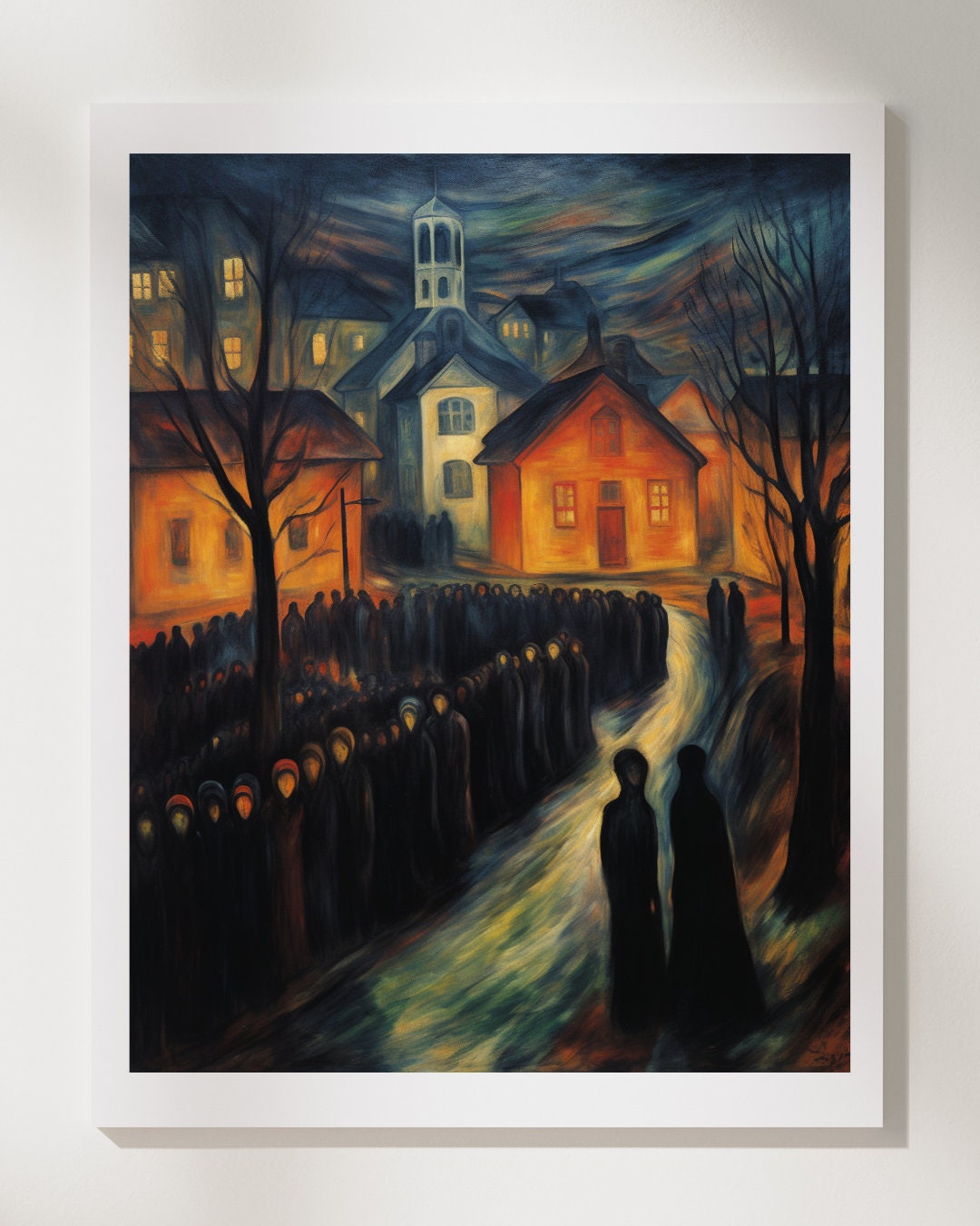 Edvard Munch Art Print - Lonely, Edvard Munch Poster, Edvard Munch Wall ...