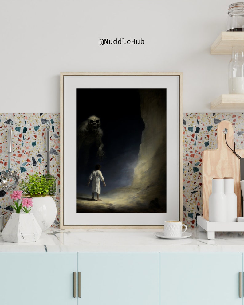 Francisco Goya, Print Art | Dark Vintage Mythology Painting ...