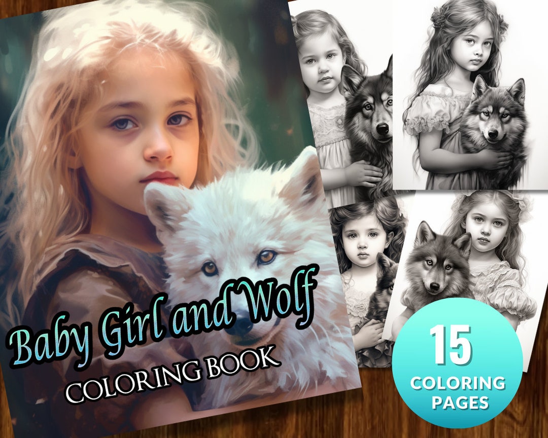15 Little Girls and Wolf Coloring Pages | Printable Adult Coloring ...