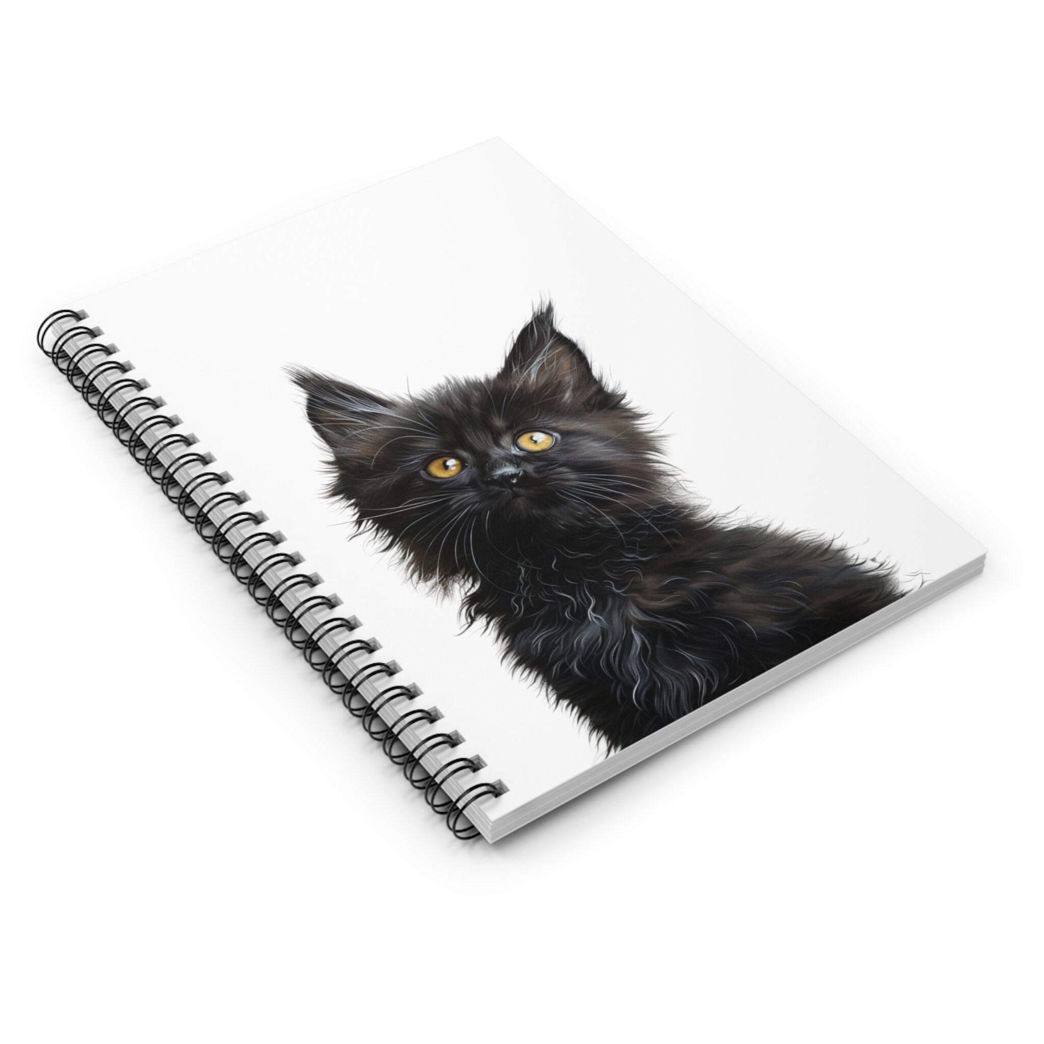 Kitten Notebook, Cute Spiral Notepad, Kitten Lover, Gift for Her ...