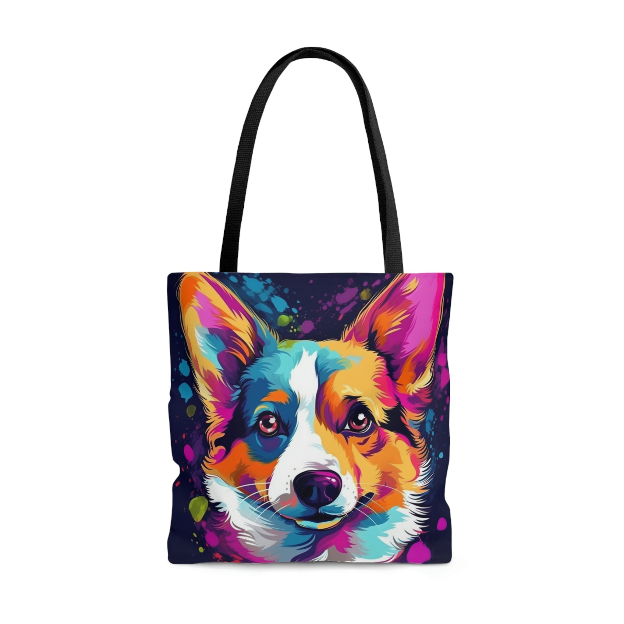 Corgi Tote Bag Vibrant Womens Handbag Cute Purse for Dog Mamas Corgi ...