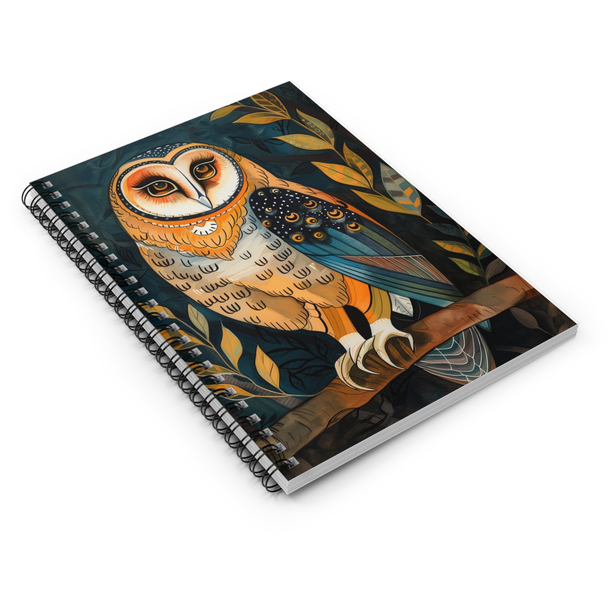 Owl Notebook, Cute Journal, Owl Lover, Gift for Her, Spiral Notepad ...