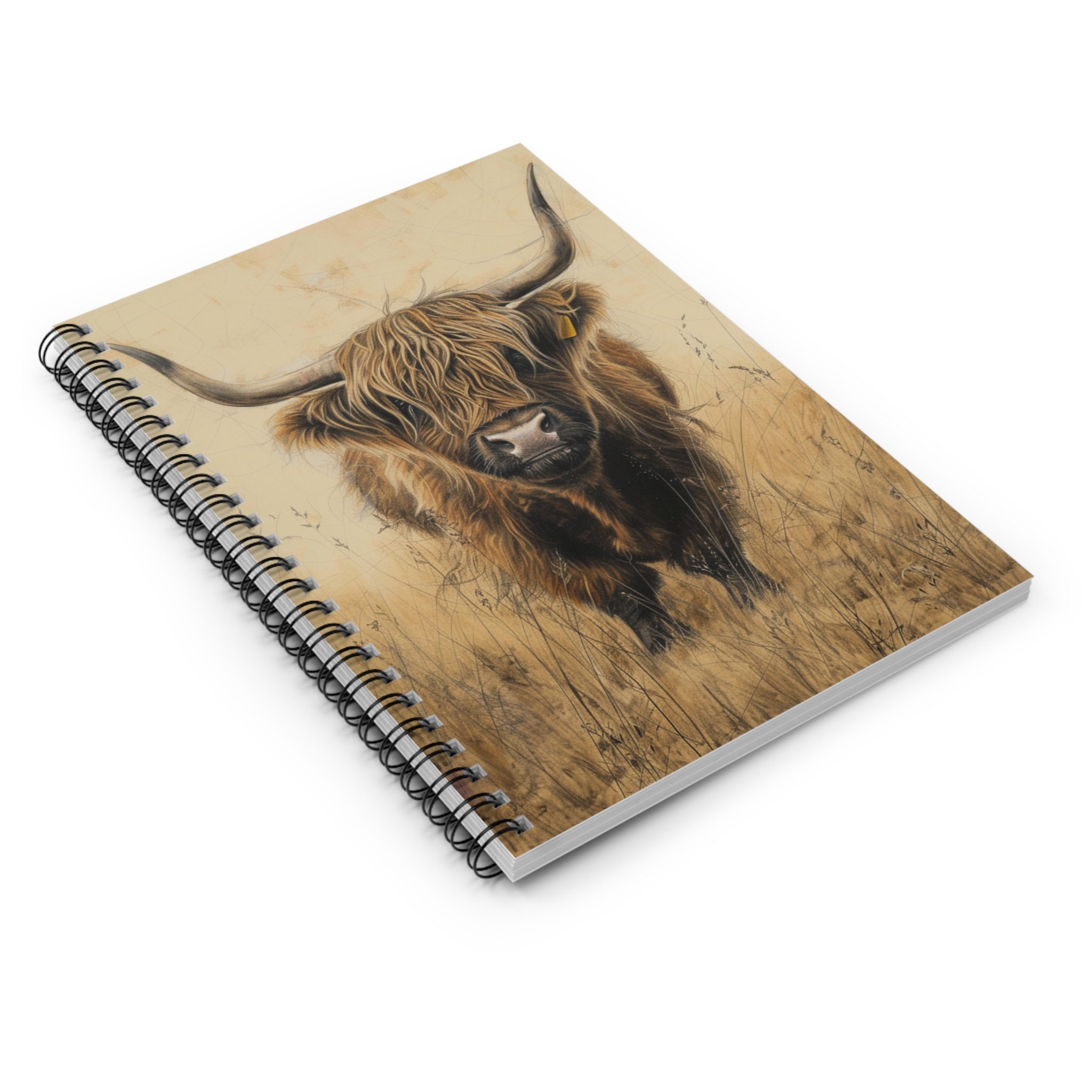 Highland Cow Notebook, Cute Journal, Highland Cow Gift, College Student ...