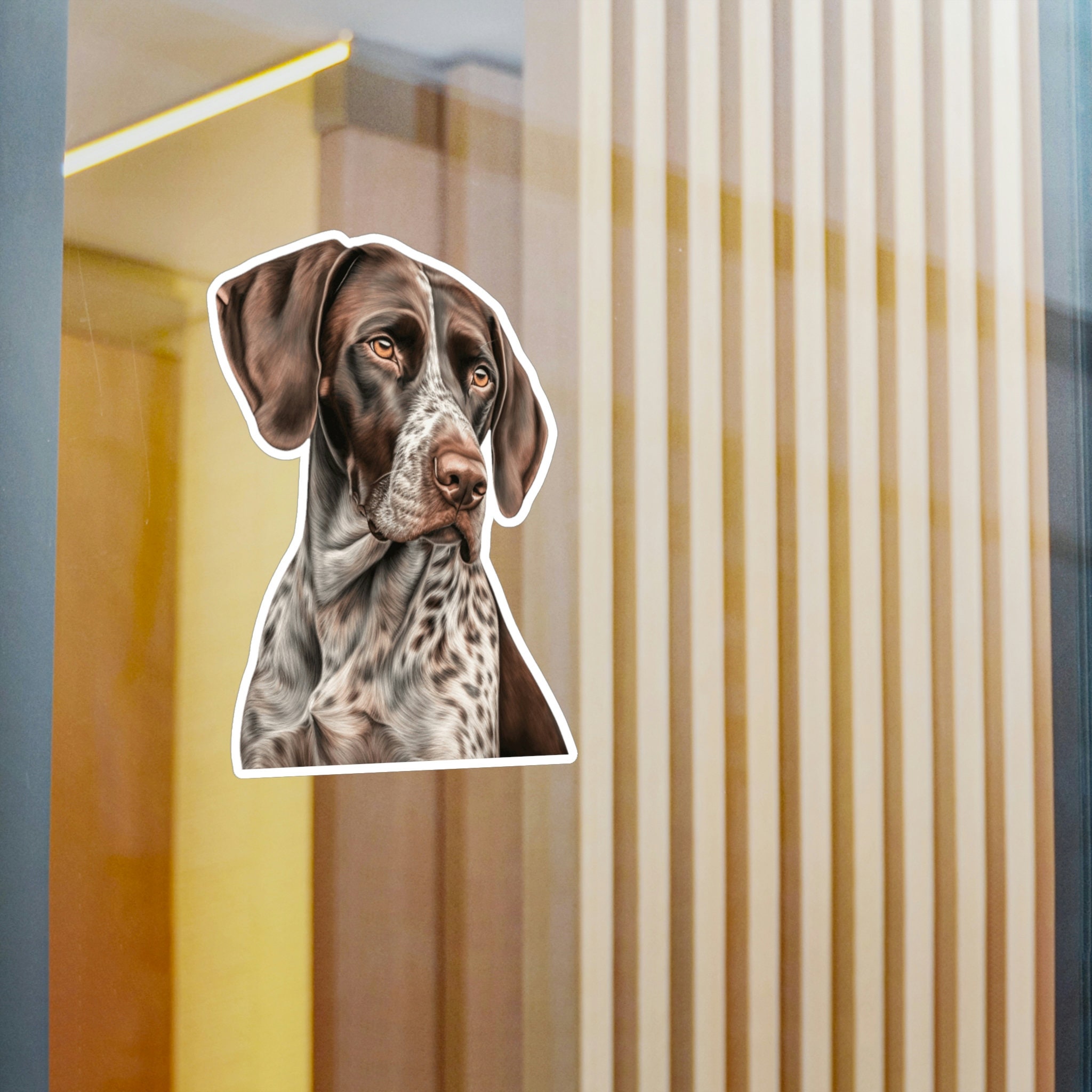 German Shorthaired Pointer Vinyl Decal Waterproof Sticker Adorable ...