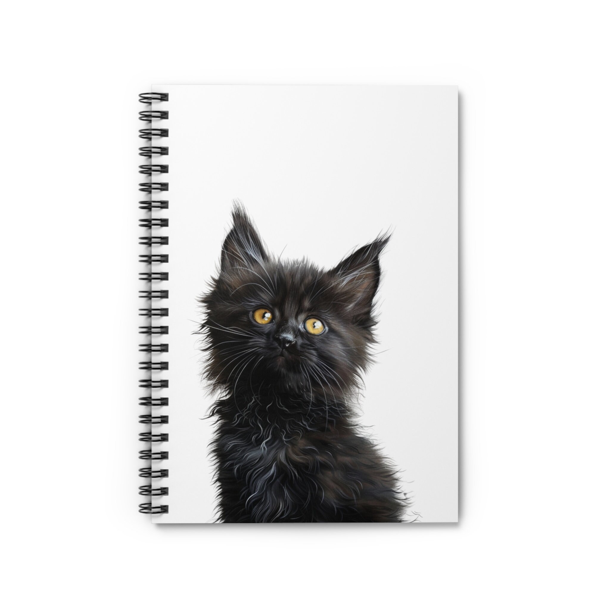 Kitten Notebook, Cute Spiral Notepad, Kitten Lover, Gift for Her ...