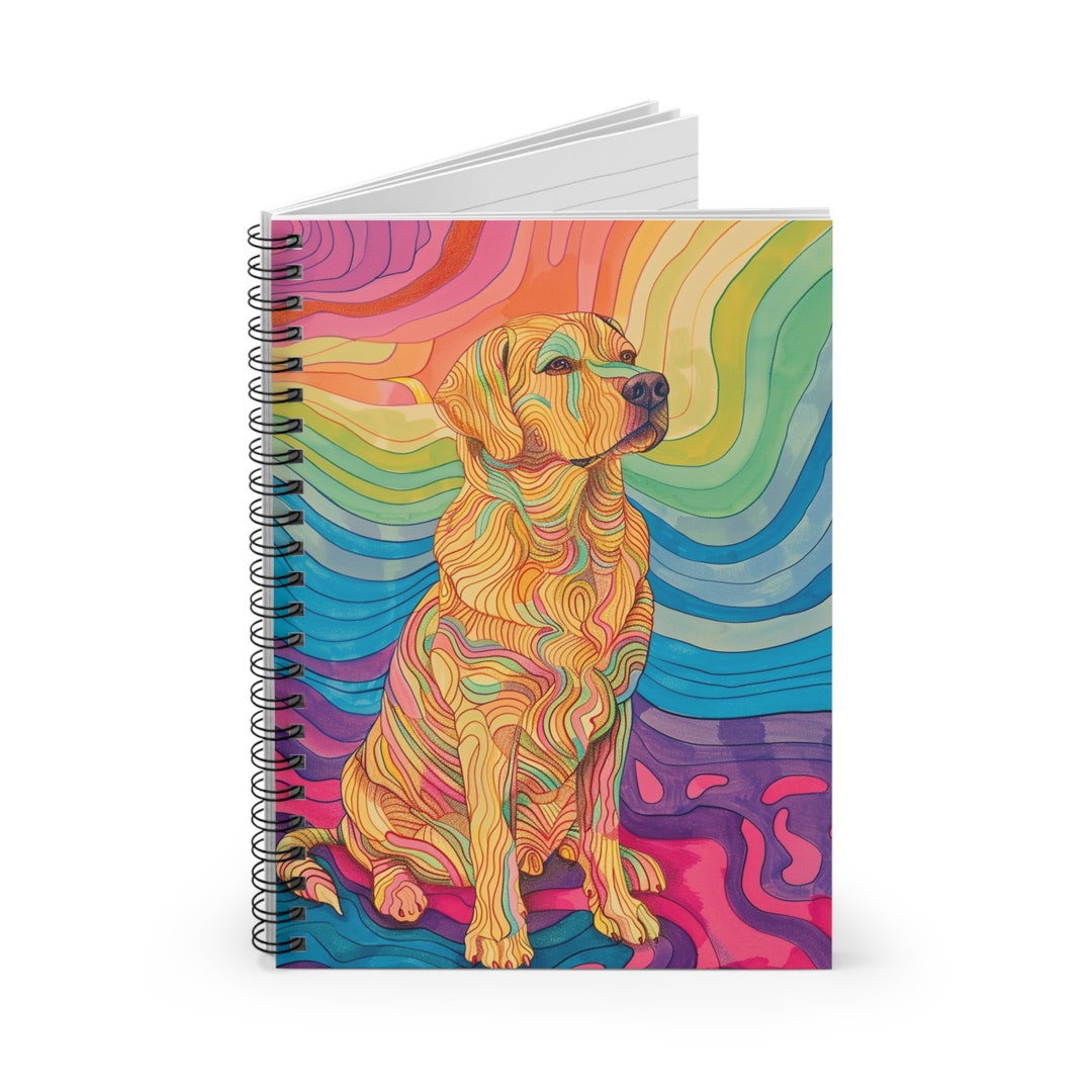 Golden Retriever Notepad, Cute Journal, Golden Retriever Gift, Dog ...