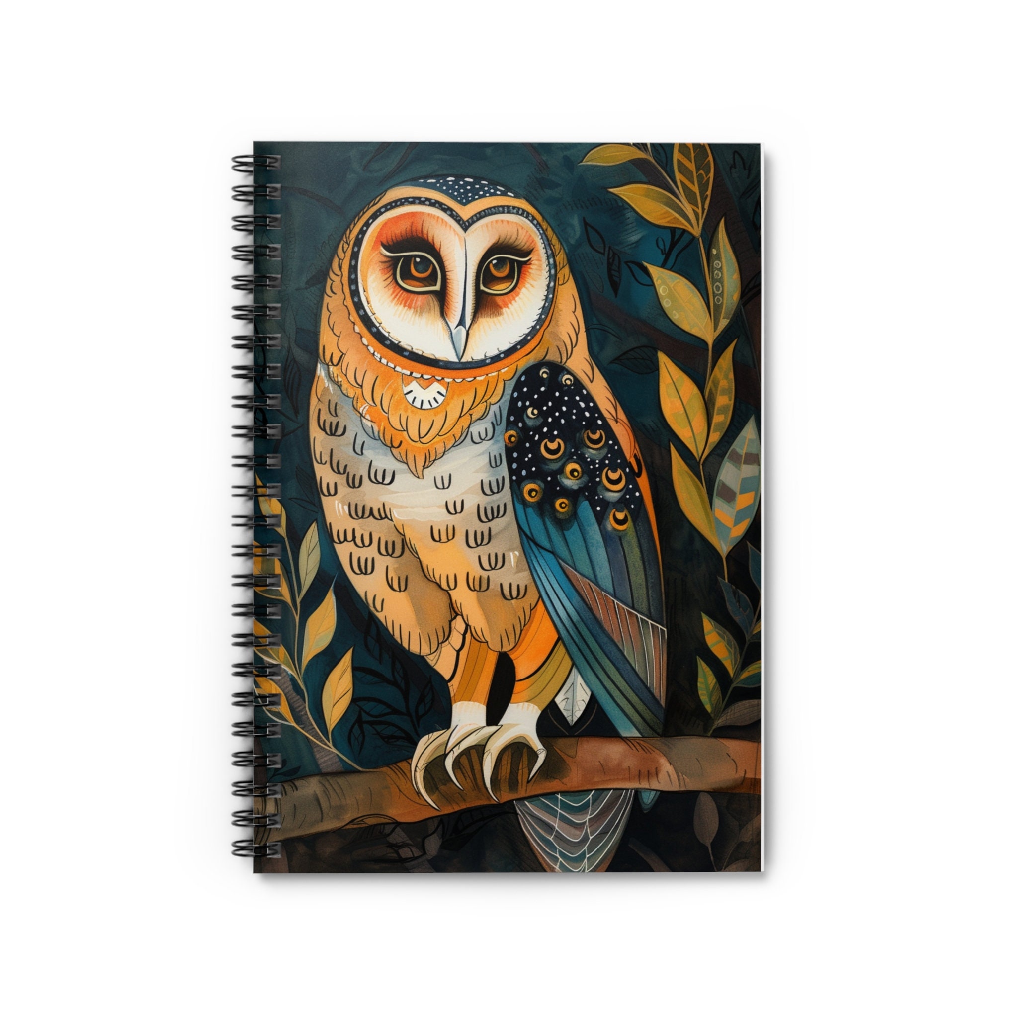 Owl Notebook, Cute Journal, Owl Lover, Gift for Her, Spiral Notepad ...