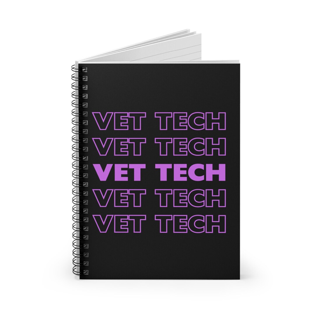 Vet Tech Notebook, Cute Journal, Work Notepad, Vet Tech Gift ...