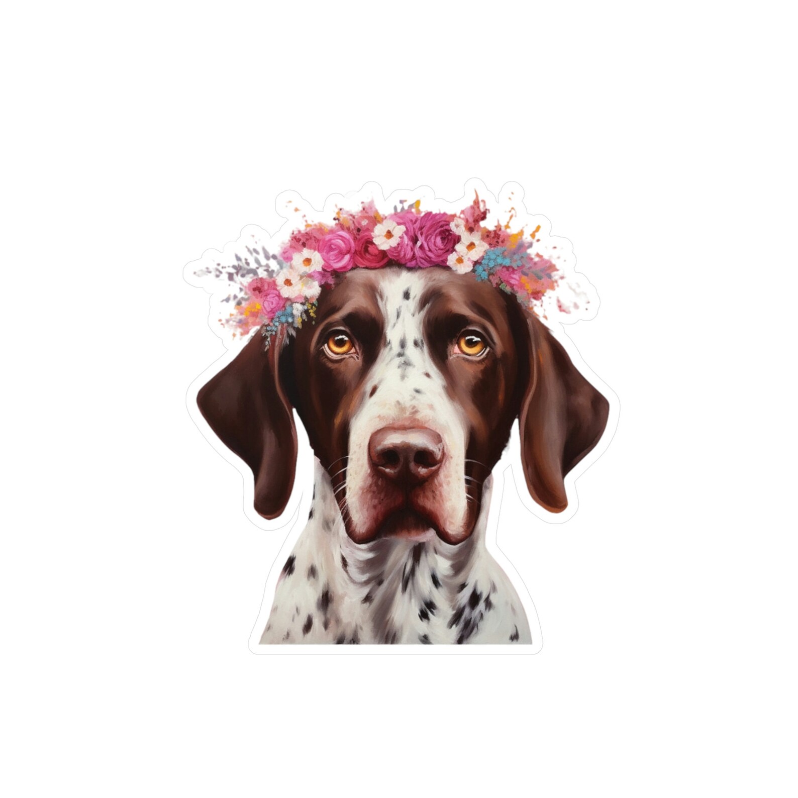 German Shorthaired Pointer Decal Waterproof Vinyl Decal Adorable GSP ...
