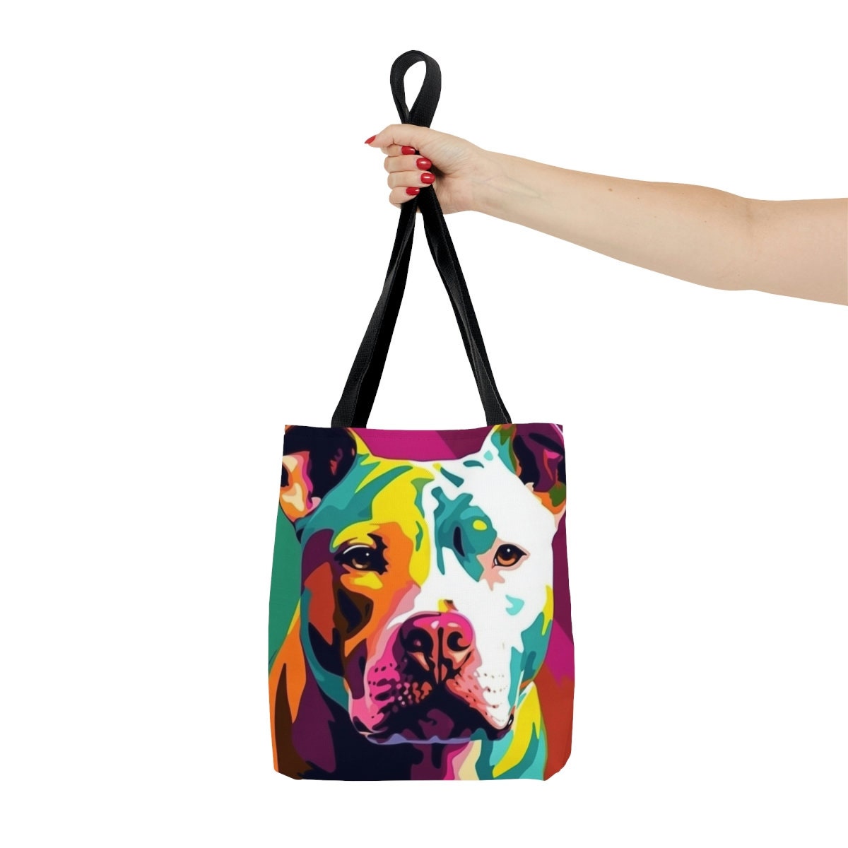 Pitbull Tote Bag Pop Art Style Unique Design Pitbull Gift for Everyday ...