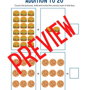 Kindergarten Addition Workbook | Addition to 20 | Math Practice ...