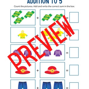 Kindergarten Addition Workbook | Addition to 20 | Math Practice ...