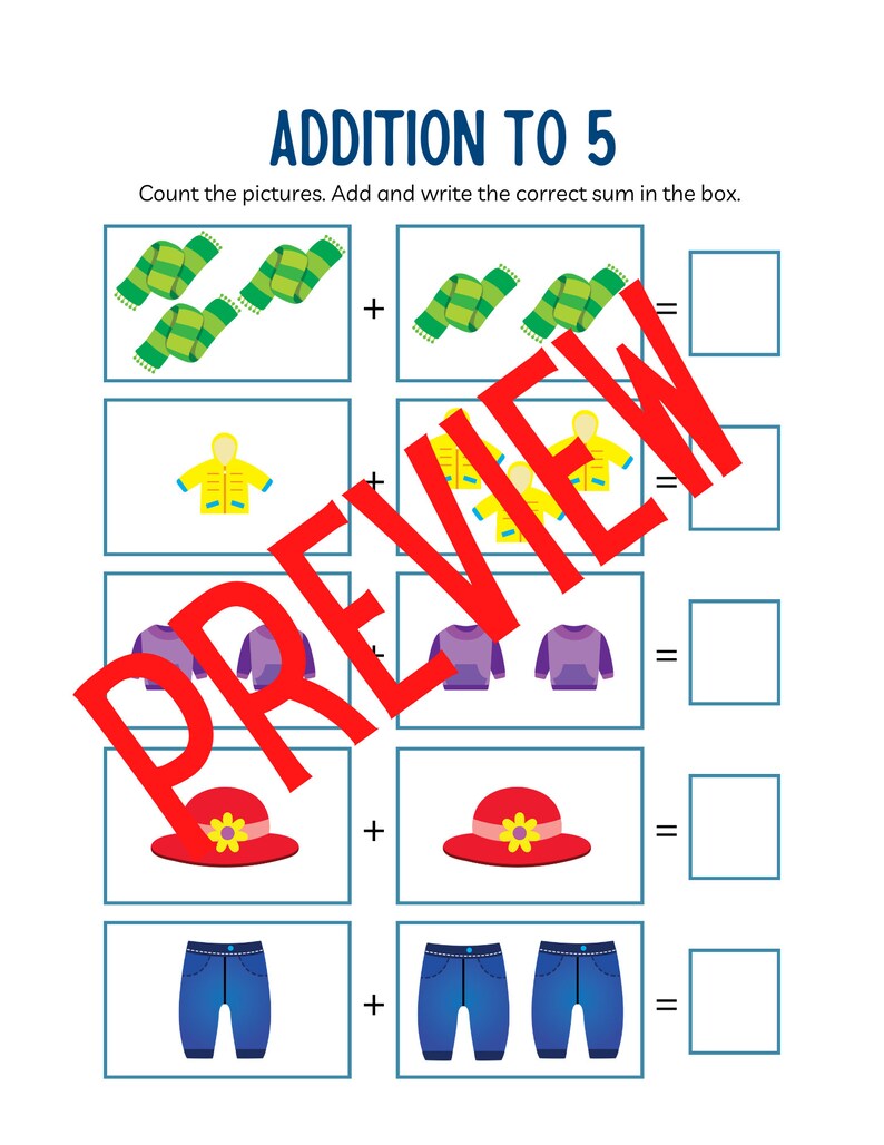 Kindergarten Addition Workbook | Addition to 20 | Math Practice ...