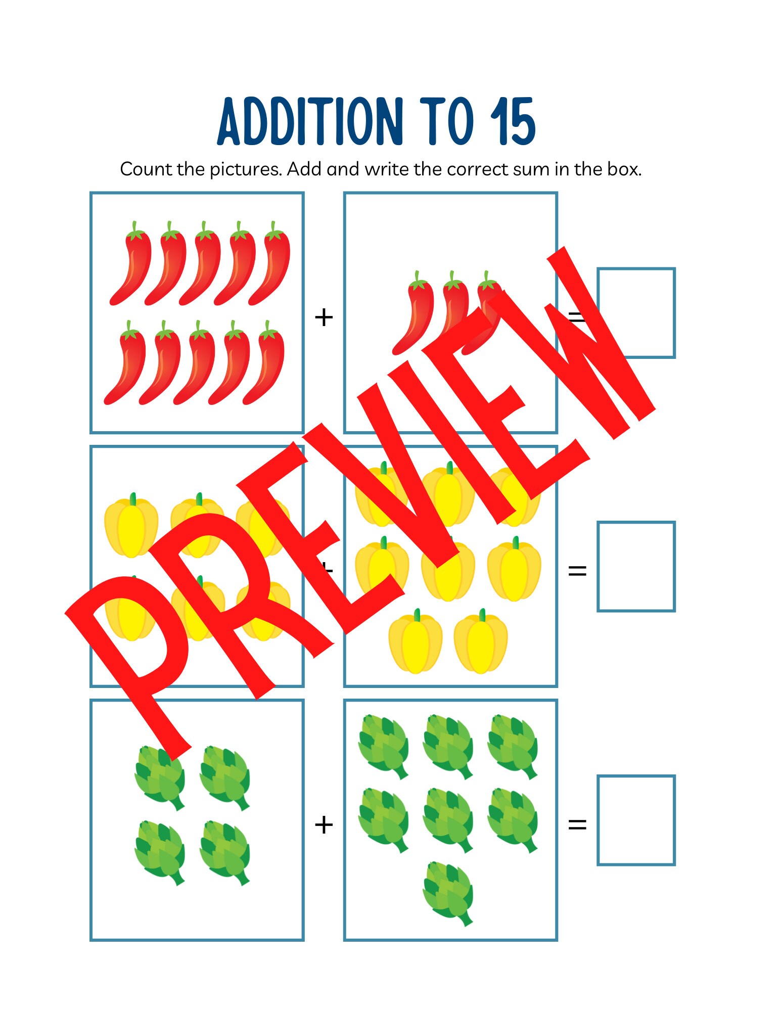 Kindergarten Addition Workbook | Addition to 20 | Math Practice ...