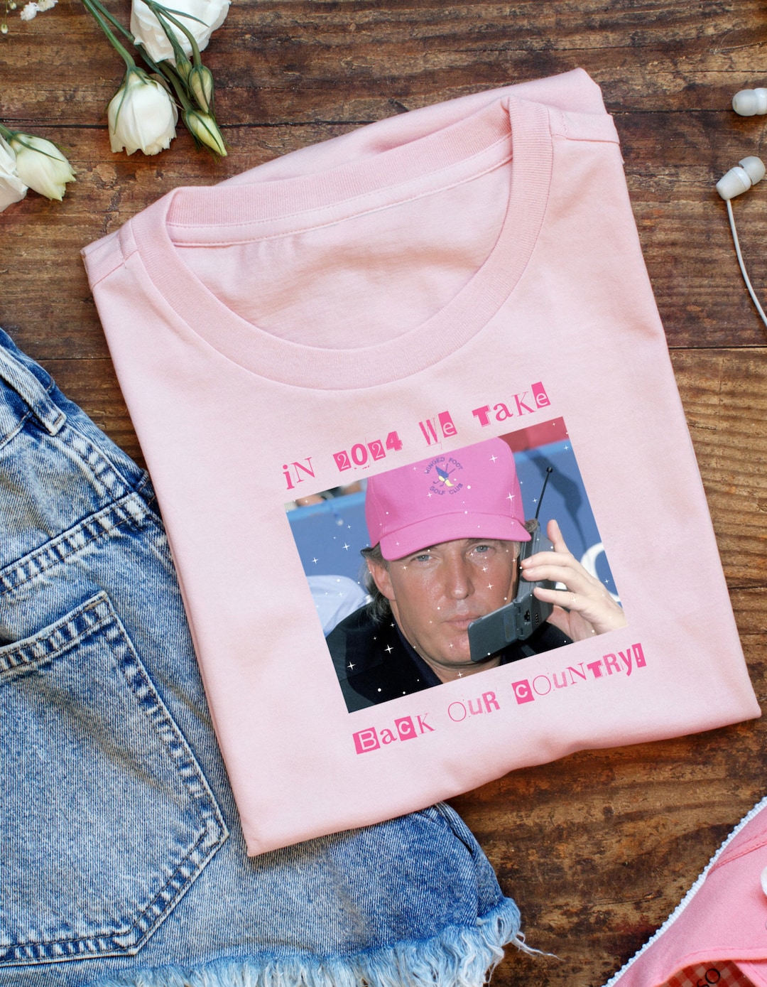 Funny Tump 2024 T-shirt, MAGA, Cute Trump Merch, Donald Trump Meme ...