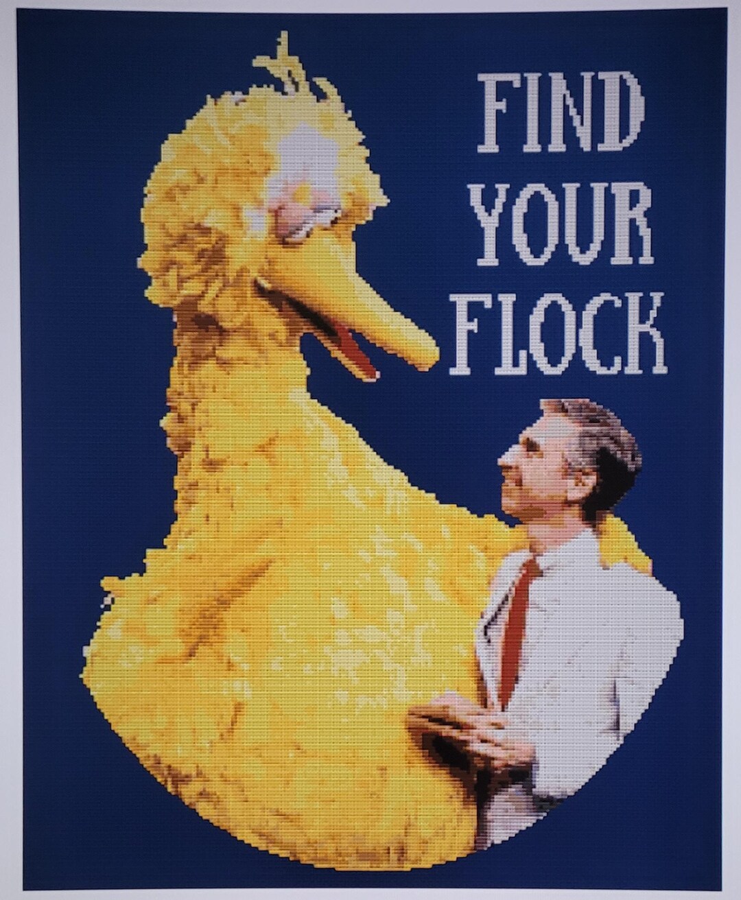 Find Your Flock - Cross Stitch Pattern - Nerdy Geeky Alternative Quirky ...