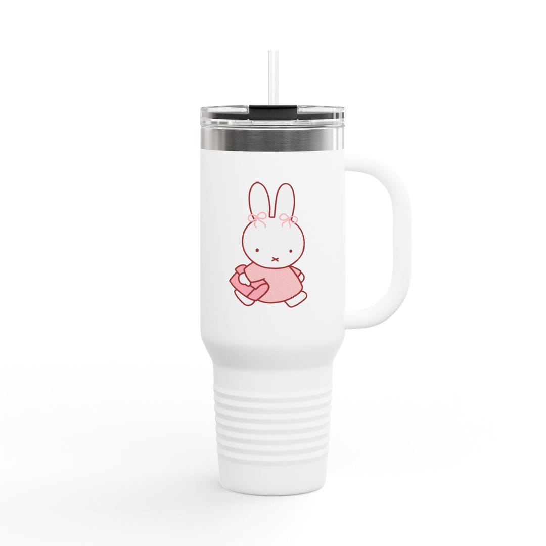Miffy Work Insulated Stanley Style Travel Mug - Etsy